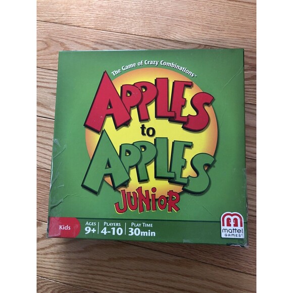 Mattel | Toys | Apples To Apples Junior The Crazy Game Of Comparisons ...